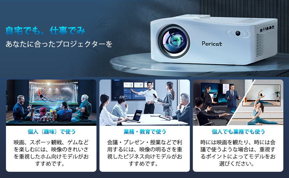 【Pericat プロジェクター PT01】の口コミや評判を徹底レビュー - SAITEKI