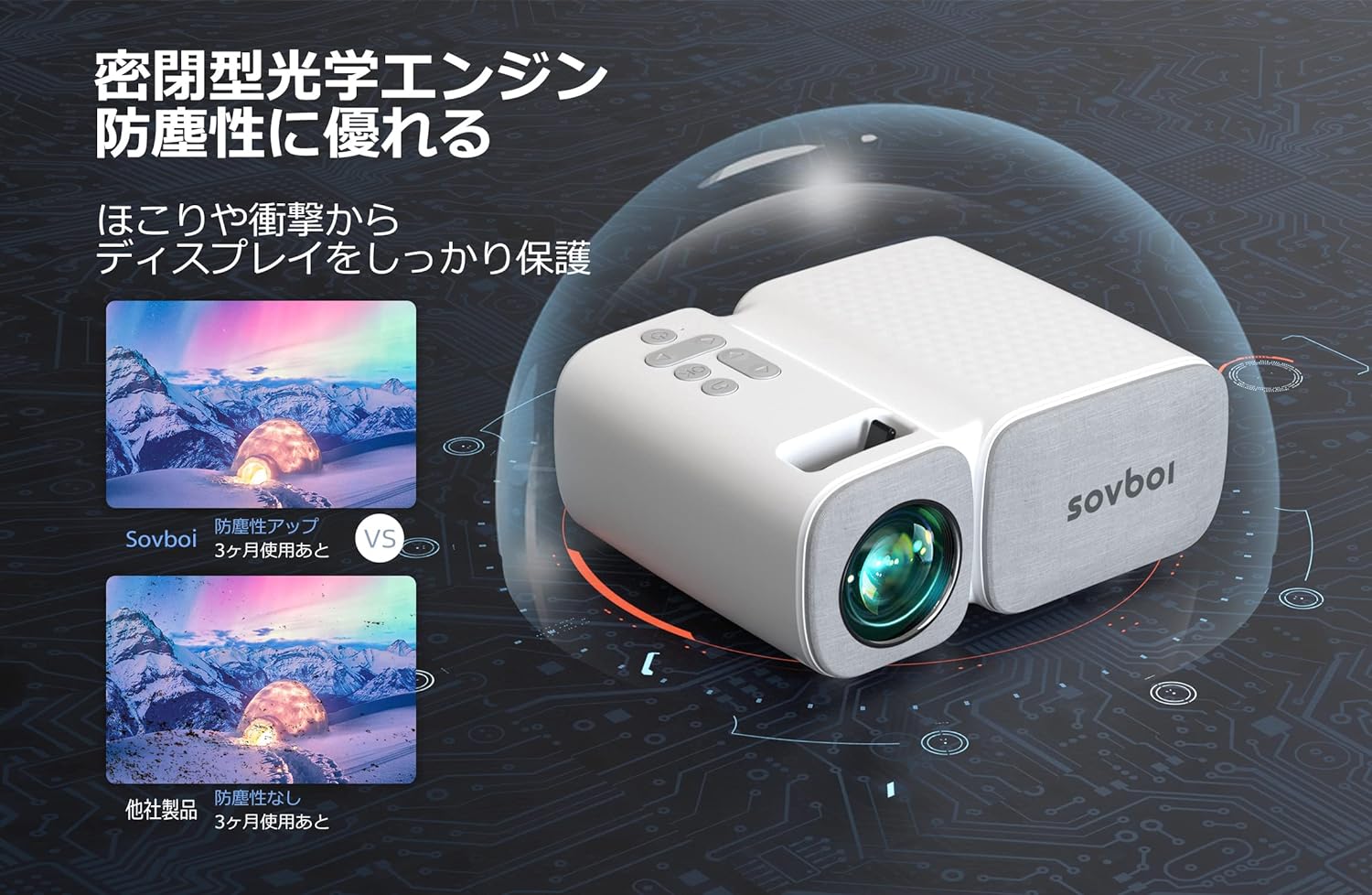 Sovboi プロジェクター VB1の口コミや評判を徹底レビュー - SAITEKI